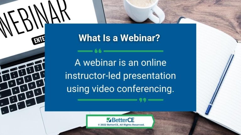The Power of Webinars for Insurance Continuing Education - BetterCE