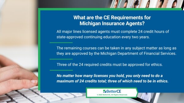 What Are My Michigan Insurance License Renewal Requirements? - BetterCE