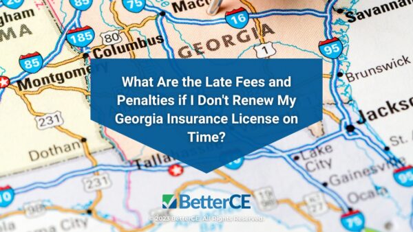 Late Fees & Penalties if I Don't Renew My Georgia Insurance License on Time