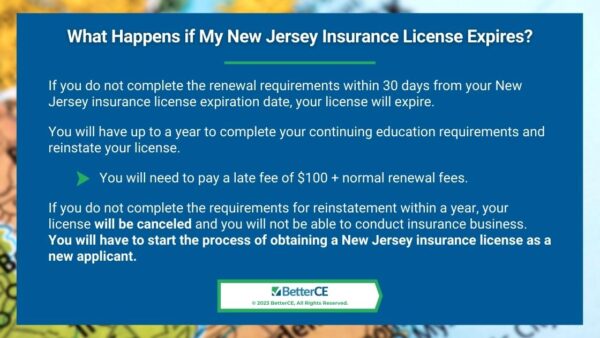 Late Fees & Penalties if I Don't Renew My New Jersey Insurance License ...