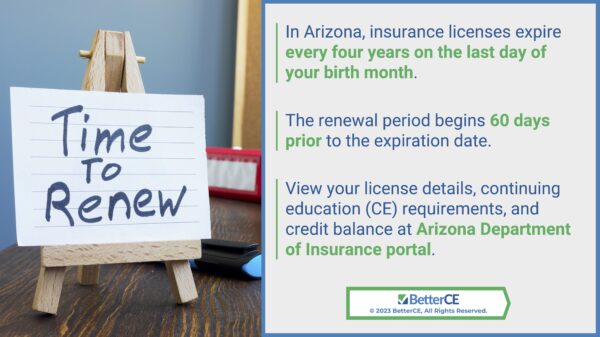 What Are My Arizona Insurance License Renewal Requirements? - BetterCE