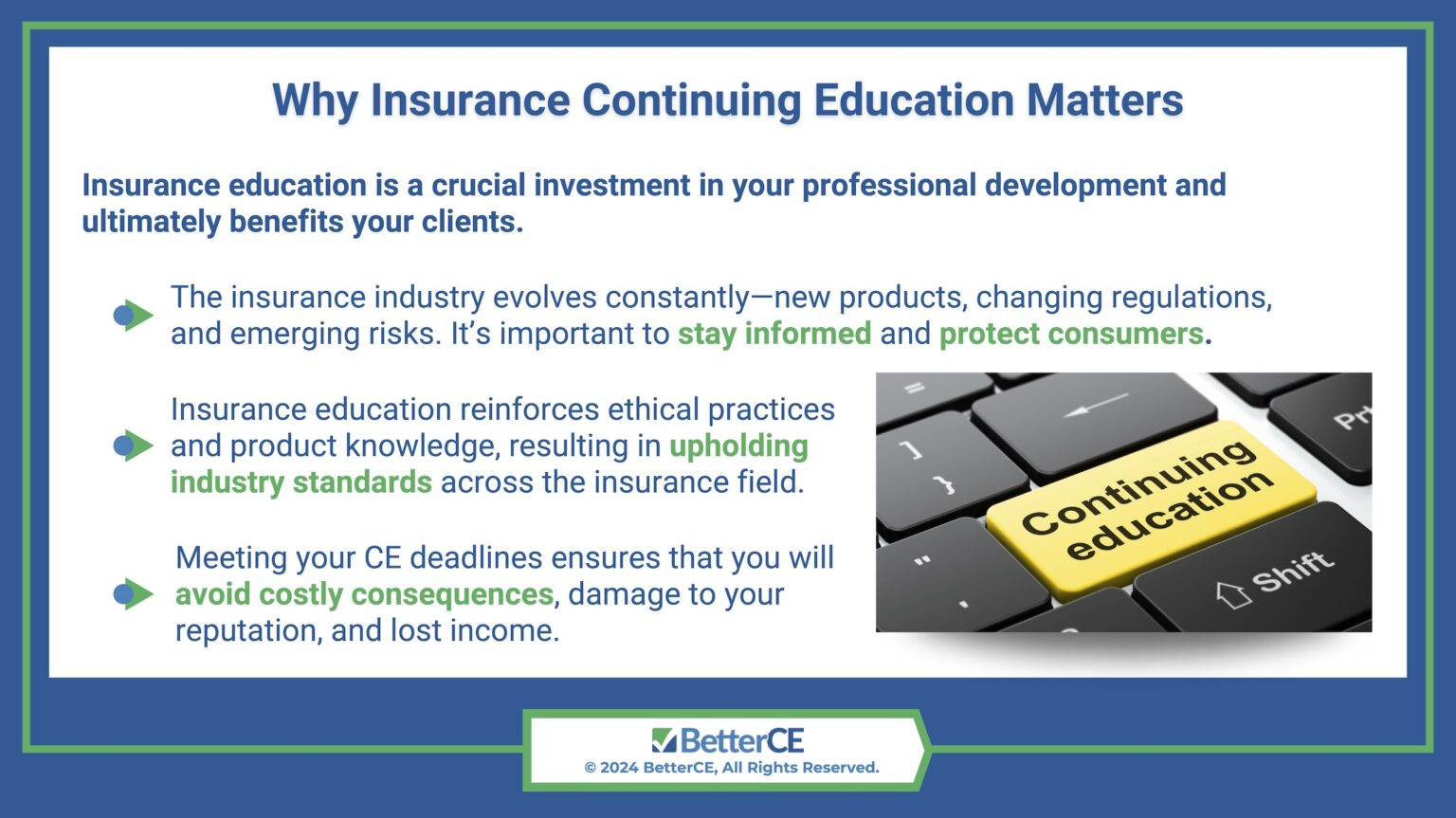 A Guide to Insurance Continuing Education (CE) 2024 - BetterCE