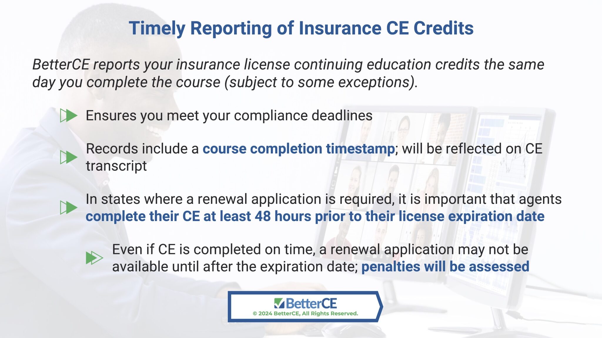 When Are Insurance CE Credits Reported After I Complete Insurance CE?