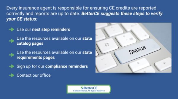 When Are Insurance CE Credits Reported After I Complete Insurance CE?