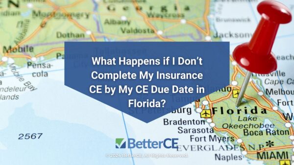 What Happens if I Don't Complete My Florida Insurance CE by Due Date?