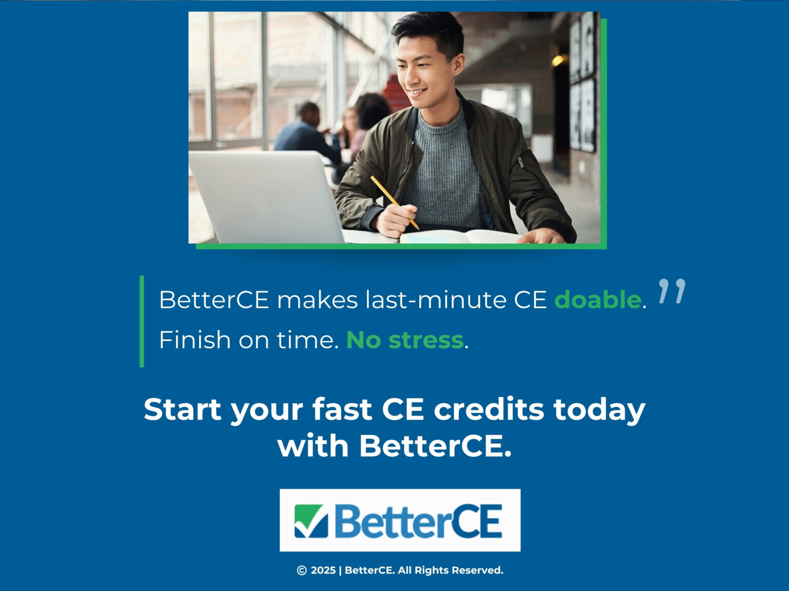 BetterCE Is Your Solution for Last-Minute CE - BetterCE